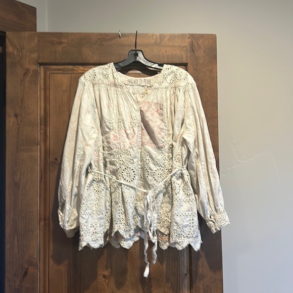 Magnolia Pearl | Jackets & Coats | Magnolia Pearl Flannery Smocked ...